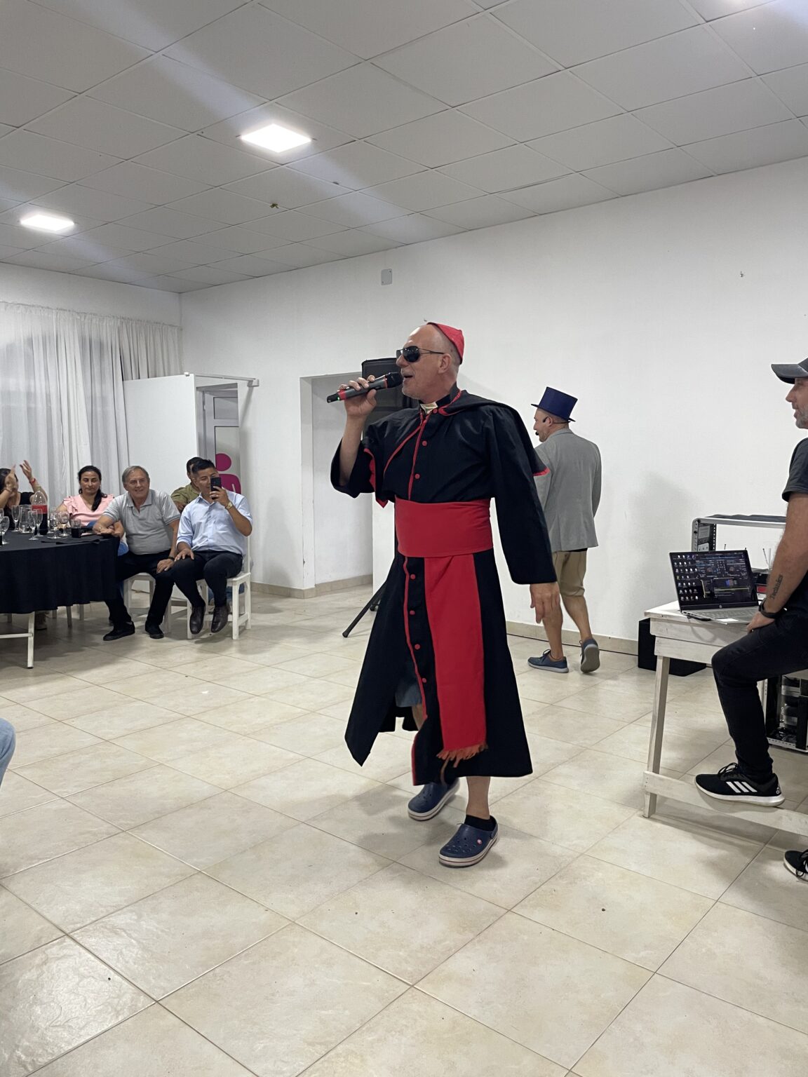 Yayo y Rebo en la cena de fin de año de Leveal S.A | Ramasso Productora